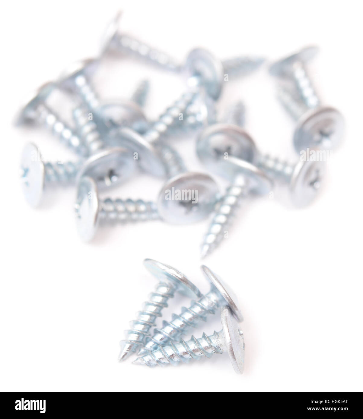 screws isolated on white background Stock Photo - Alamy