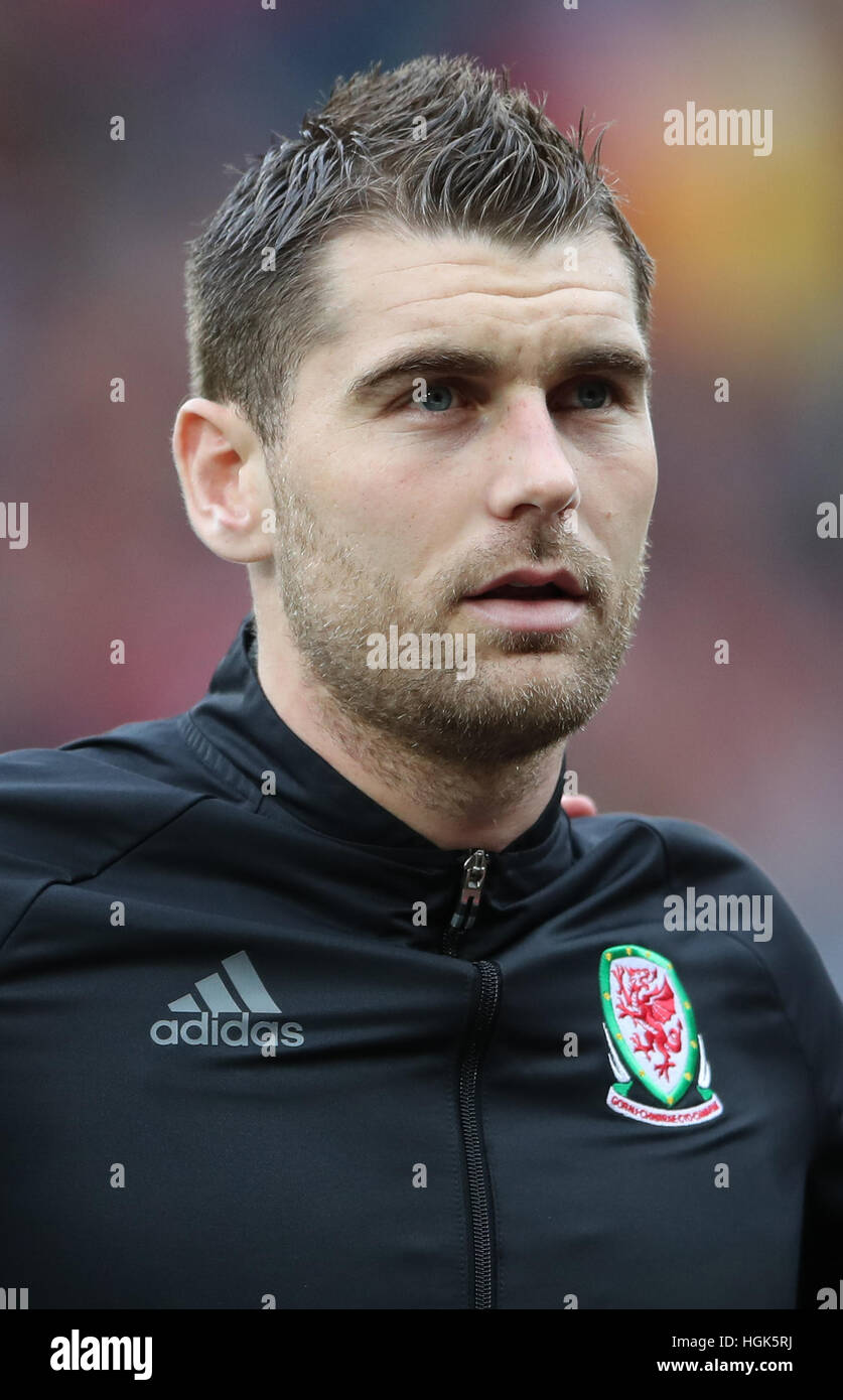 Sam Vokes, Wales Stock Photo - Alamy
