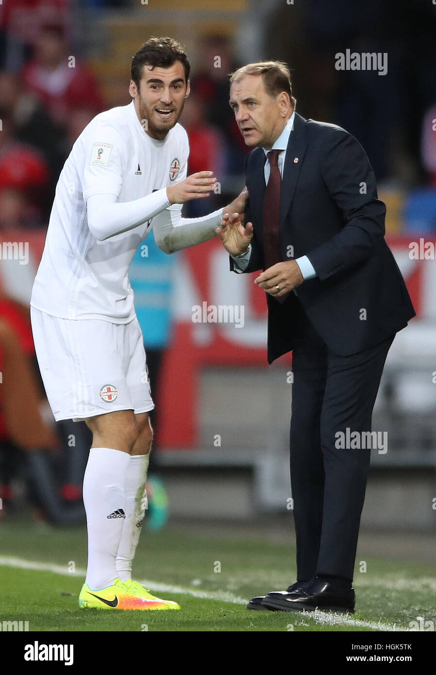 Georgia manager Vladimir Weiss Stock Photo - Alamy