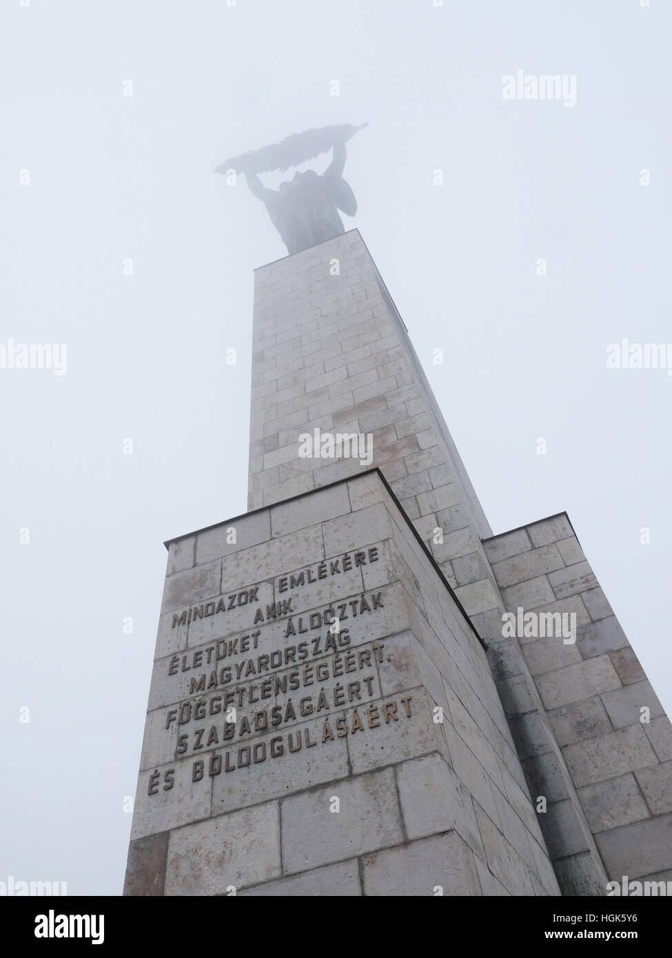 Liberty Freedom monument in Budapest, Hungary. Built in 1947 to ...