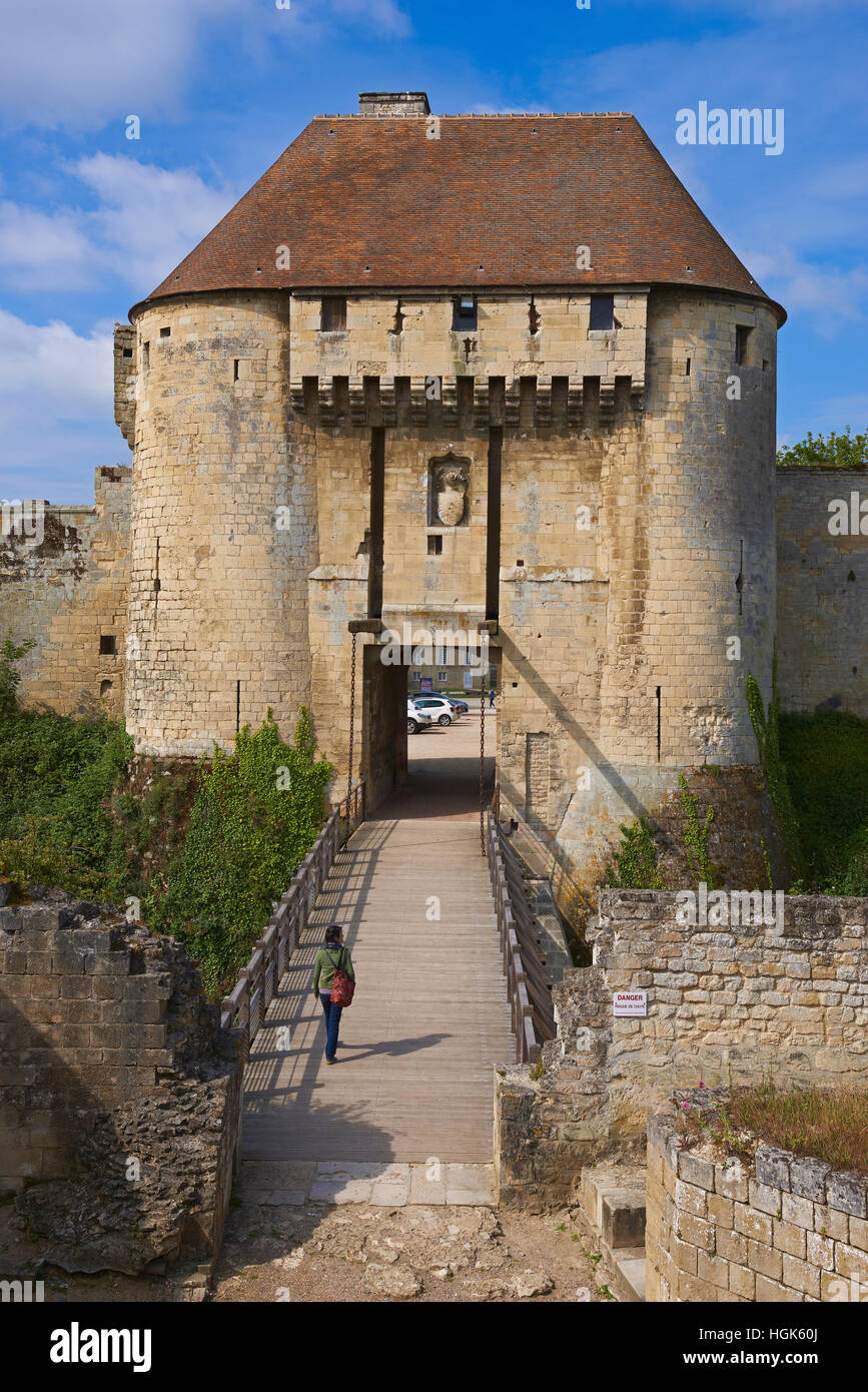 Caen, Catle, Ducal Castle, Normandy, Calvados, Basse Normandie, France ...