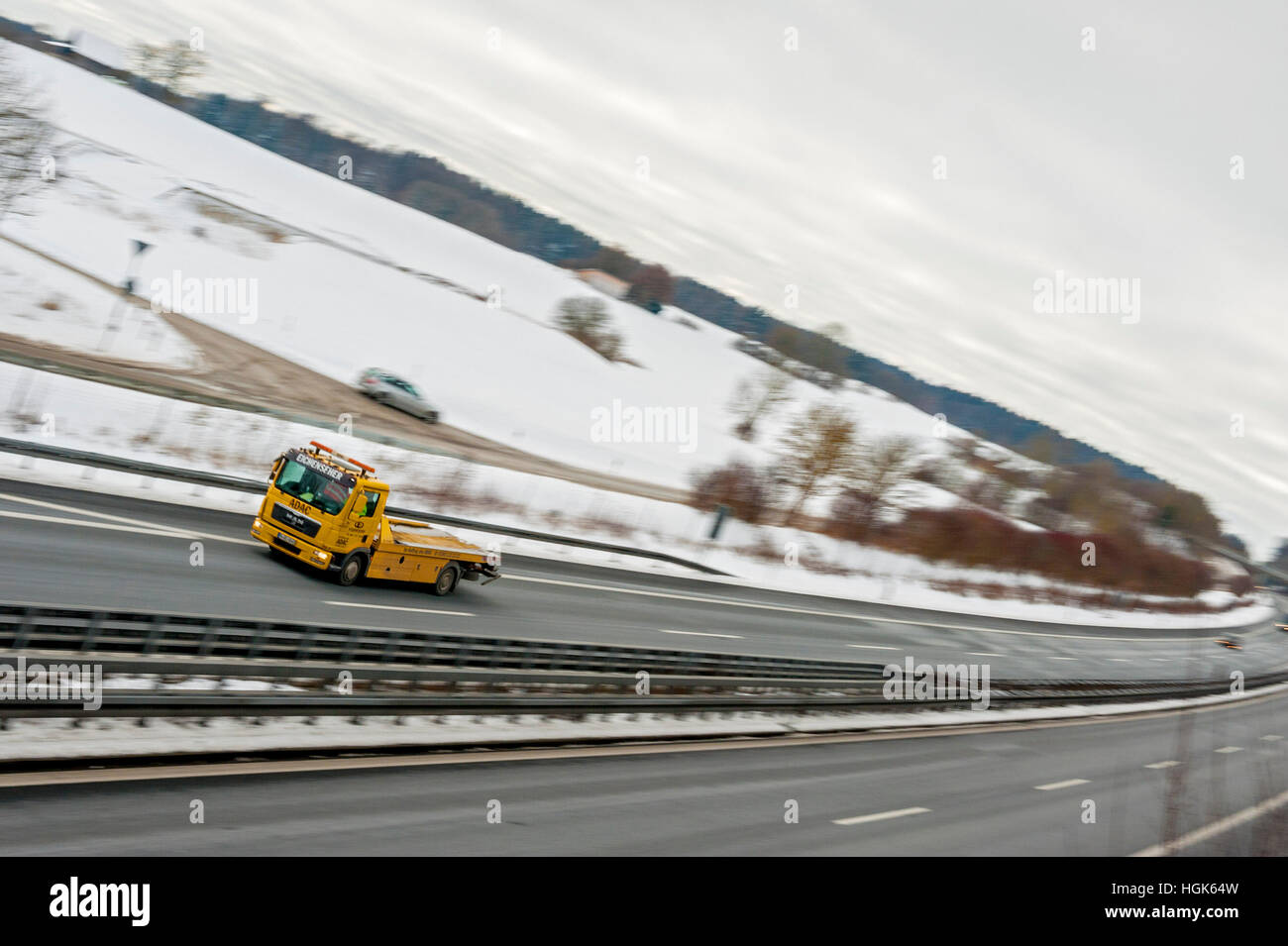 ADAC Breakdown Truck on German Autobahn, Bavaria Stock Photo - Alamy ADAC Breakdown Truck on German Autobahn, Bavaria Stock Photo - Alamy