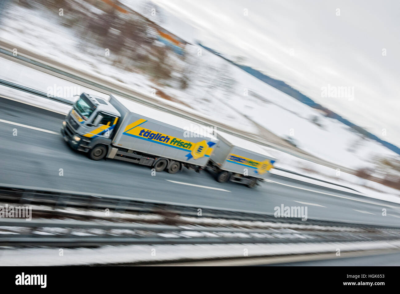 Edeka truck hi-res stock photography and images - Alamy