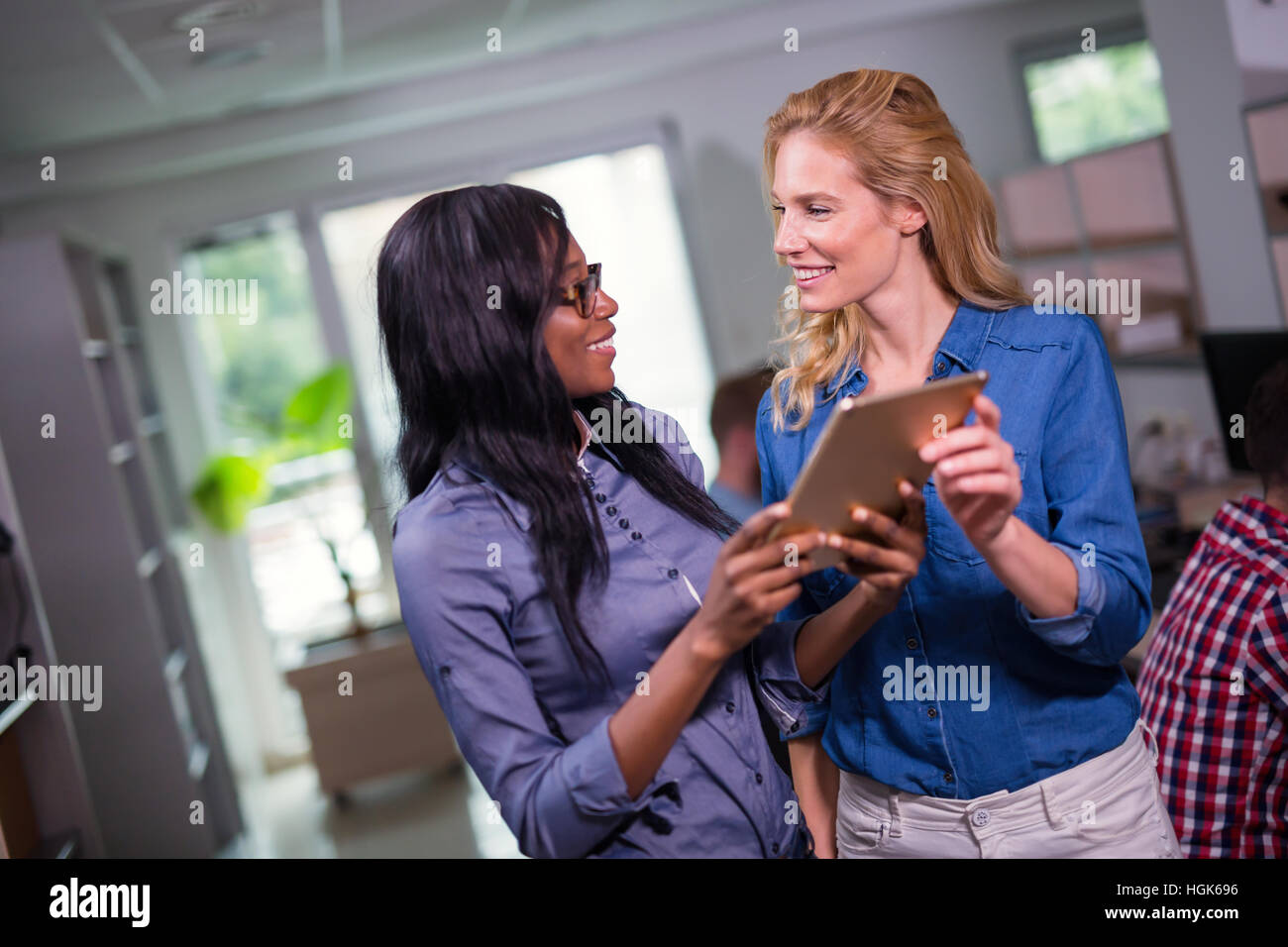 Collaborating programmers hi-res stock photography and images - Alamy