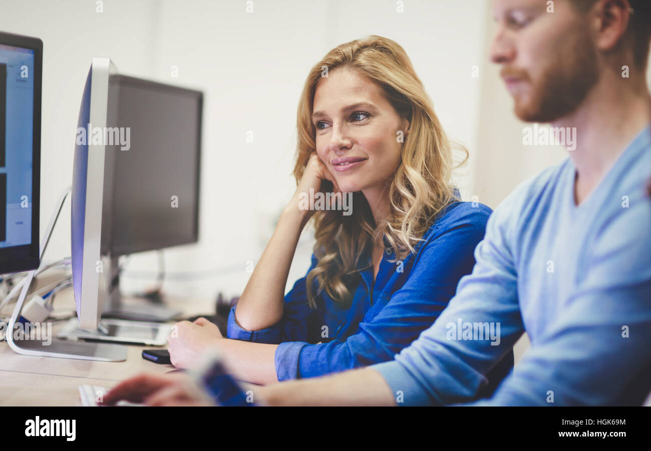 Collaborating programmers hi-res stock photography and images - Alamy