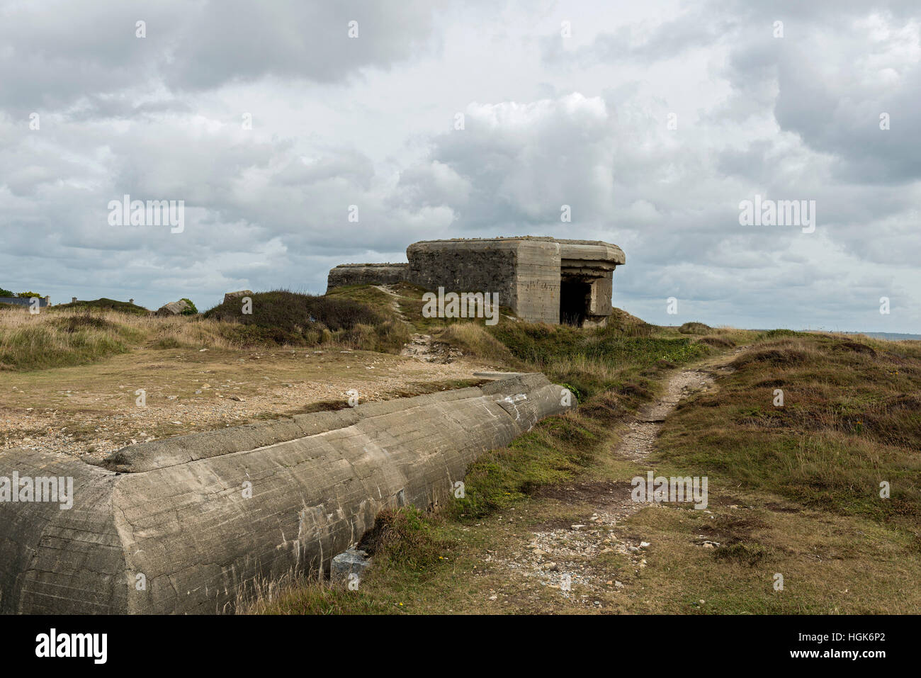German World War II Bunkers at Crozon, Brittany, France Stock Photo - Alamy