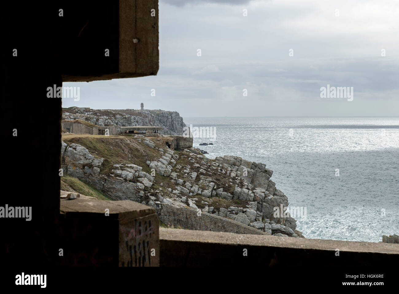 German World War II Bunkers at Crozon, Brittany, France Stock Photo - Alamy