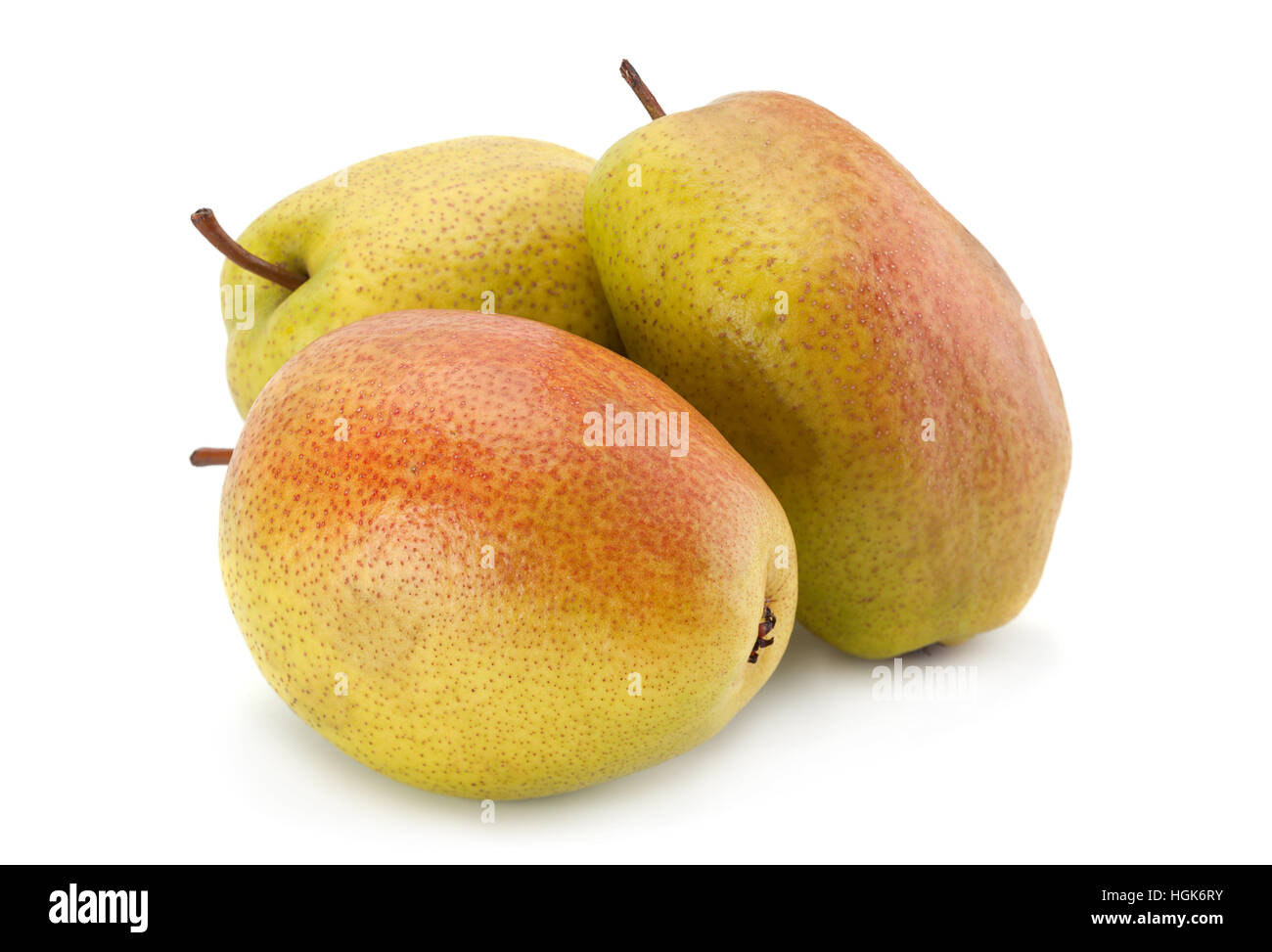 Ripe pear fruit closeup isolated on white background Stock Photo - Alamy