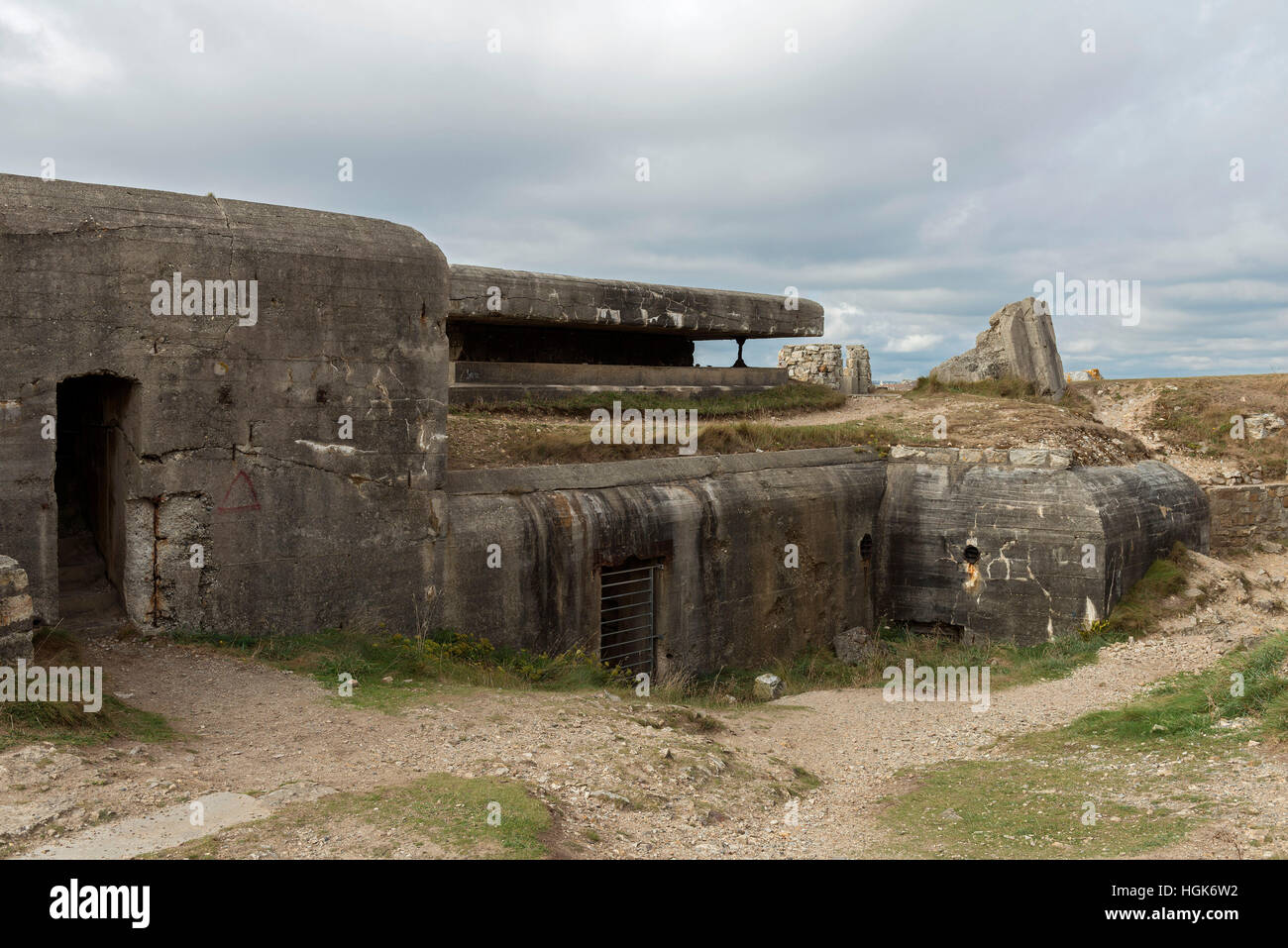 German World War II Bunkers at Crozon, Brittany, France Stock Photo - Alamy