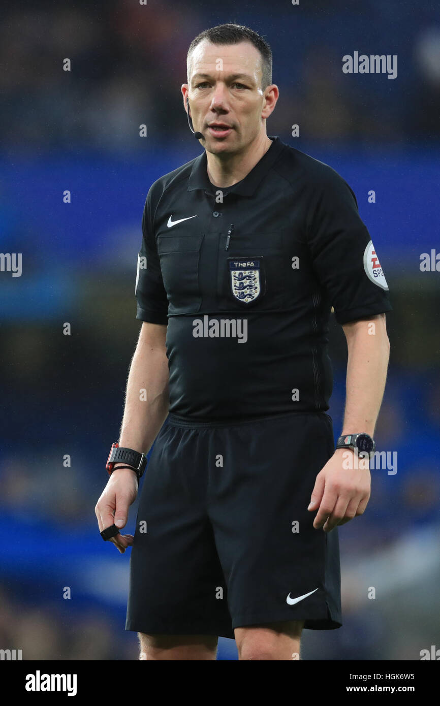 Referee Kevin Friend Stock Photo - Alamy