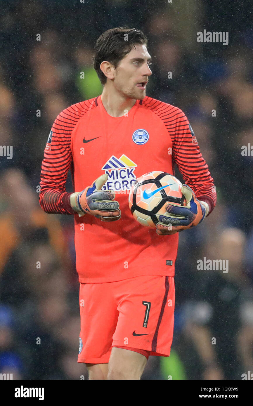 Peterborough United goalkeeper Luke McGee Stock Photo - Alamy