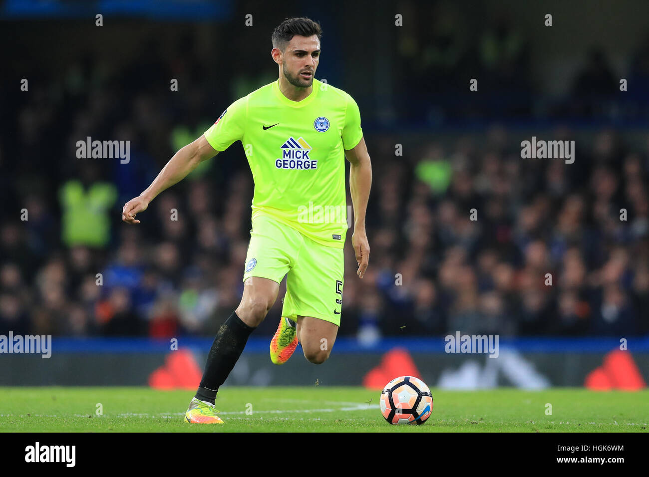 Peterborough United's Ryan Tafazolli Stock Photo - Alamy