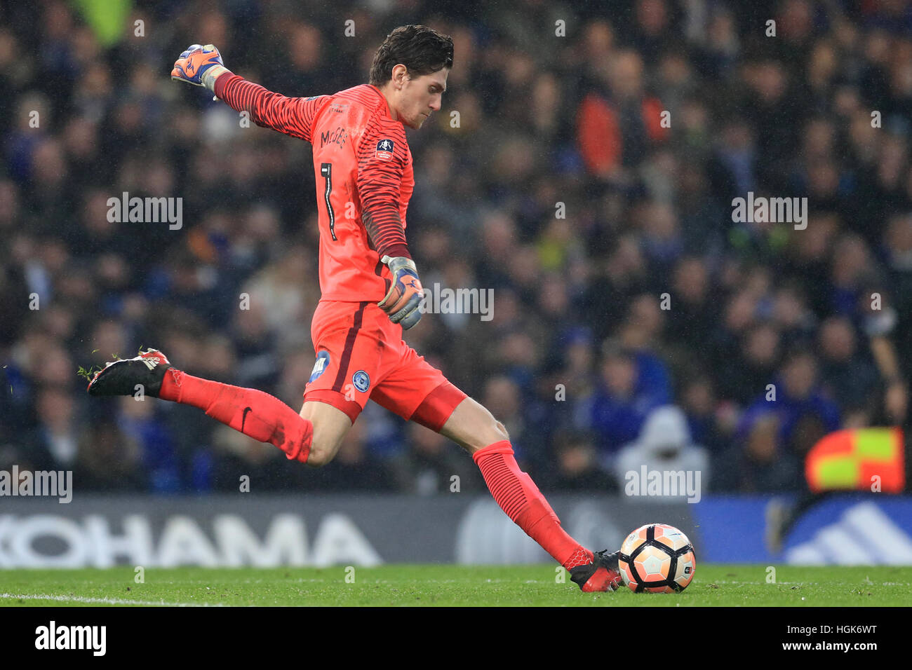 Peterborough United goalkeeper Luke McGee Stock Photo - Alamy