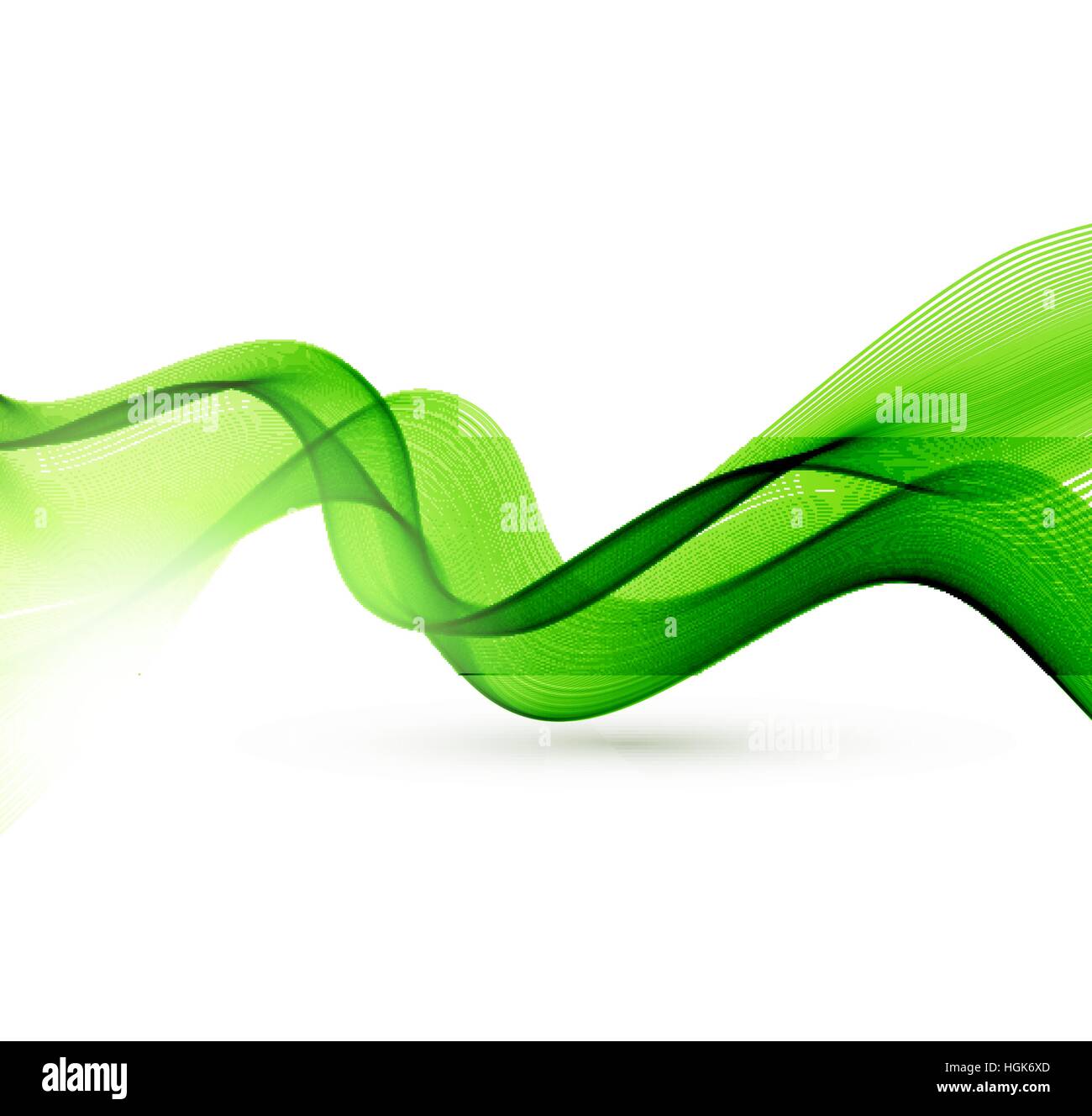 Abstract green wavy lines colorful hi-res stock photography and images ...