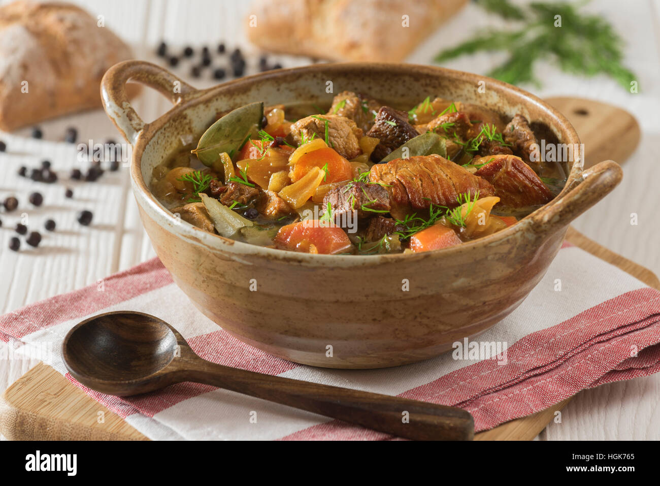 Karelian stew. Finnish hotpot. Finland Food Stock Photo - Alamy