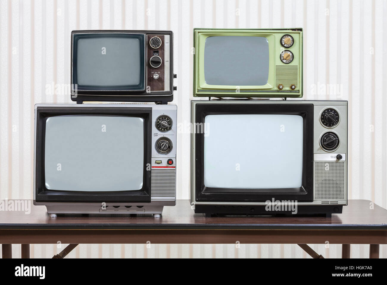 Vintage Tv Stack High Resolution Stock Photography and Images - Alamy