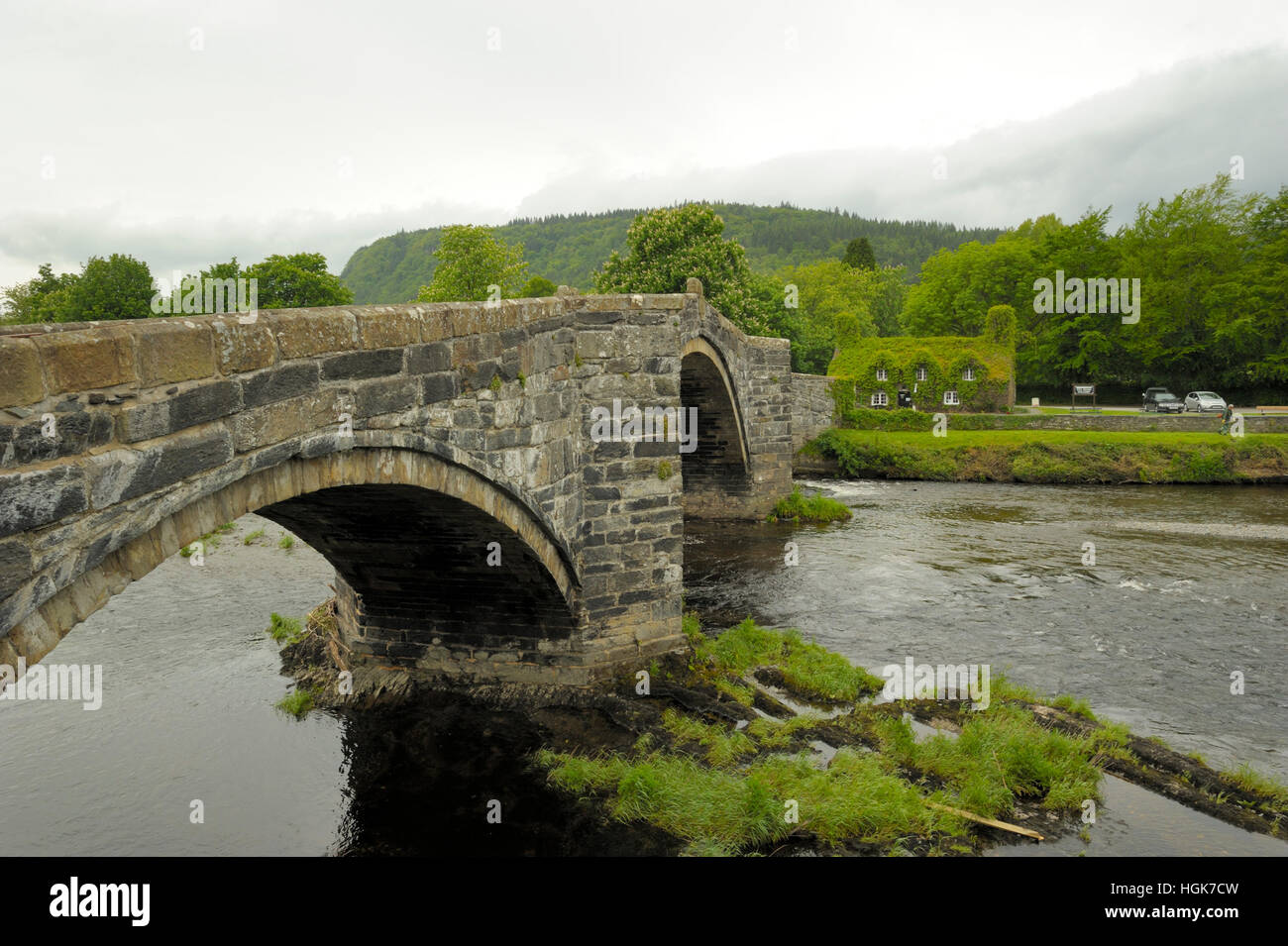 Bridge at Llanrwst Stock Photo - Alamy