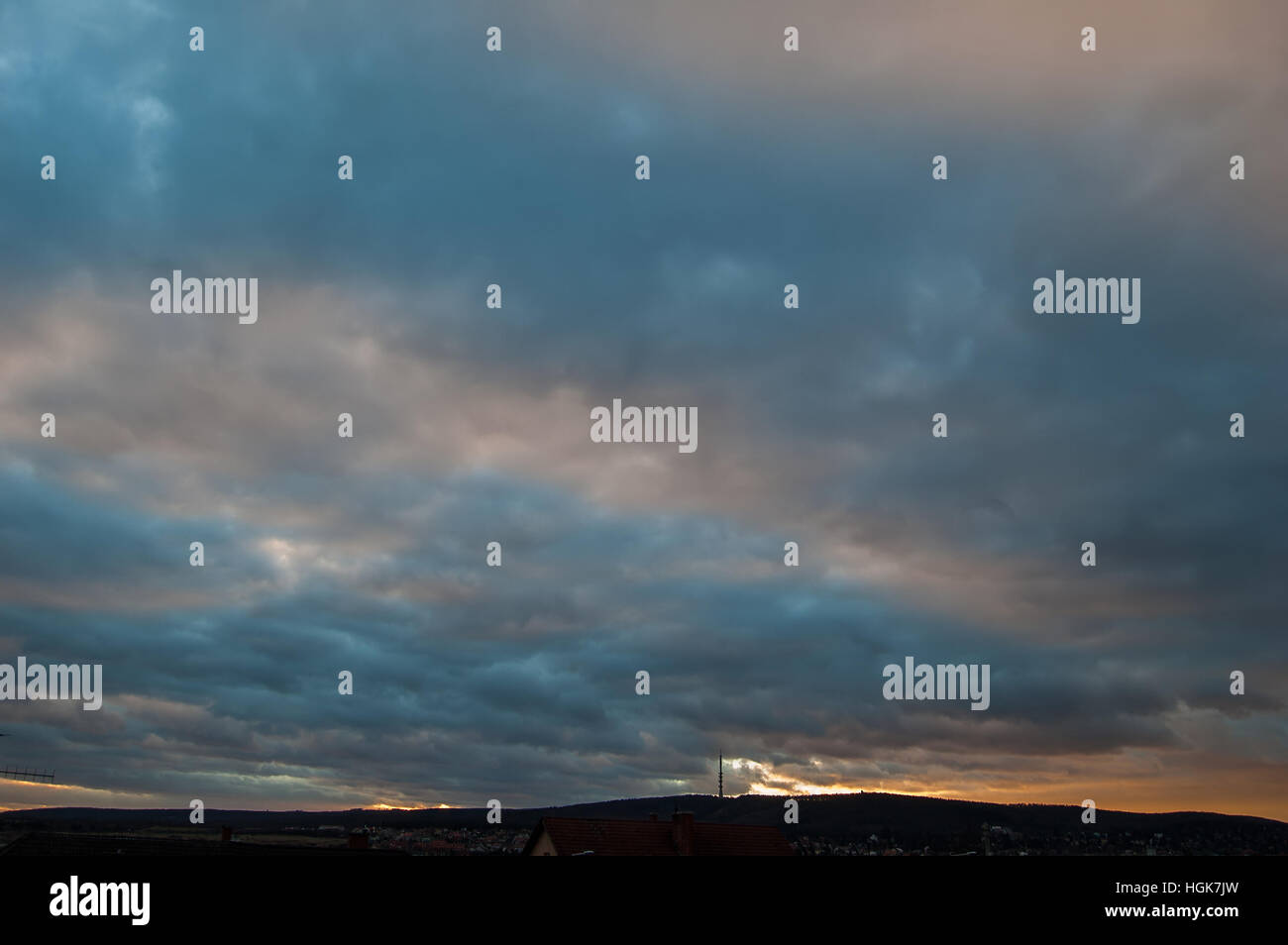 Dusk tv hi-res stock photography and images - Alamy