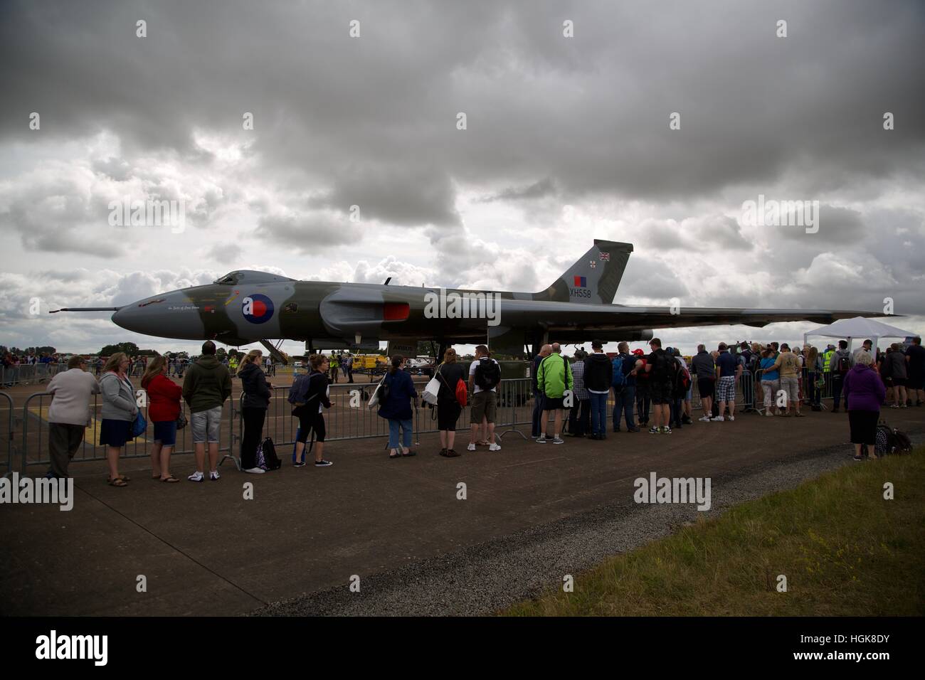 Avro Vulcan Bomber XH558 Stock Photo - Alamy