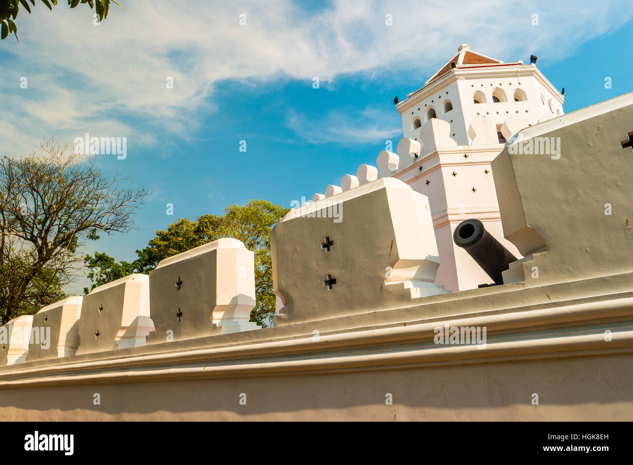 Phra Sumen Fort Bangkok, Thailand Stock Photo - Alamy
