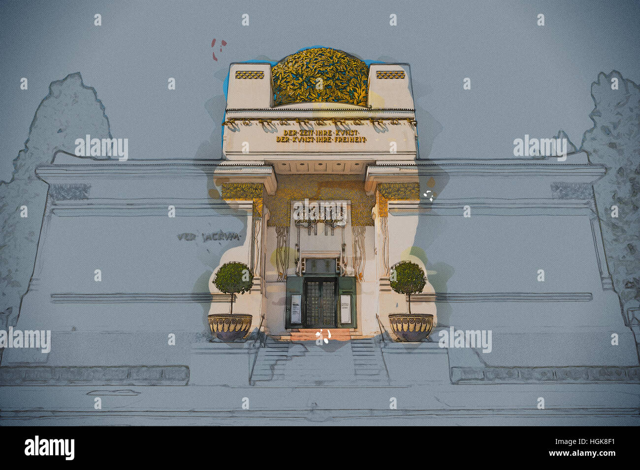 The Secession Building Stock Photo - Alamy