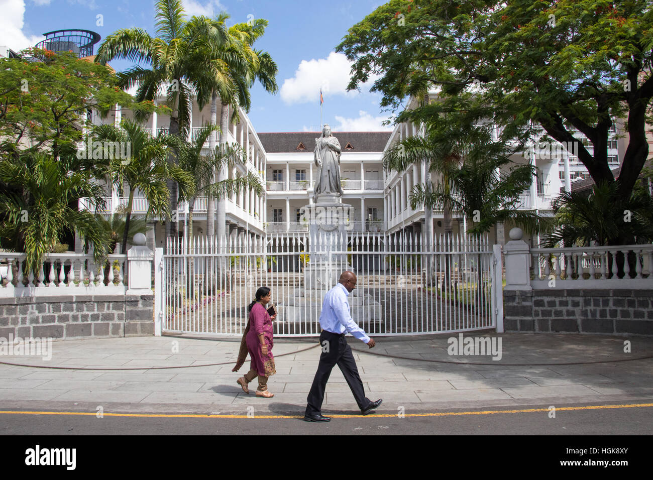 Government House Port Louis Mauritius High Resolution Stock Photography ...