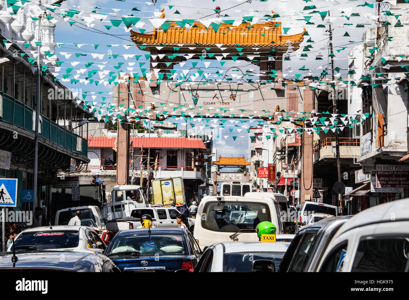 Chinatown, Port Louis, Mauritius Stock Photo - Alamy