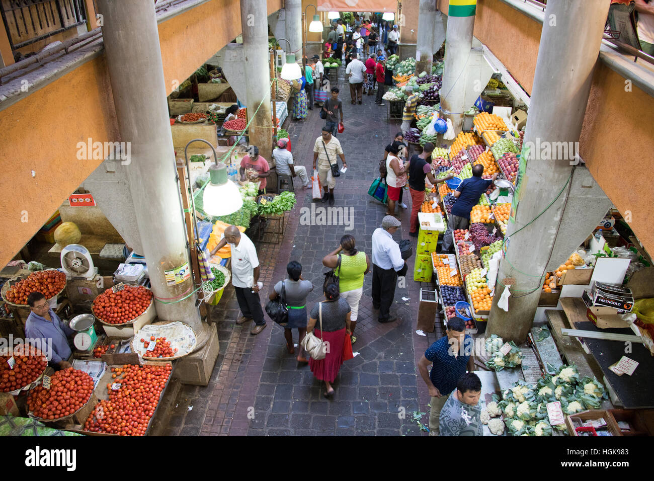 Central market port louis hi-res stock photography and images - Alamy