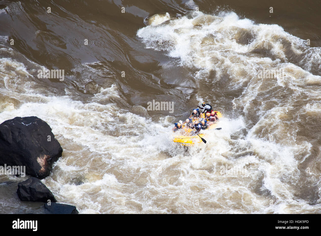 Rafting at Victoria Falls Stock Photo - Alamy