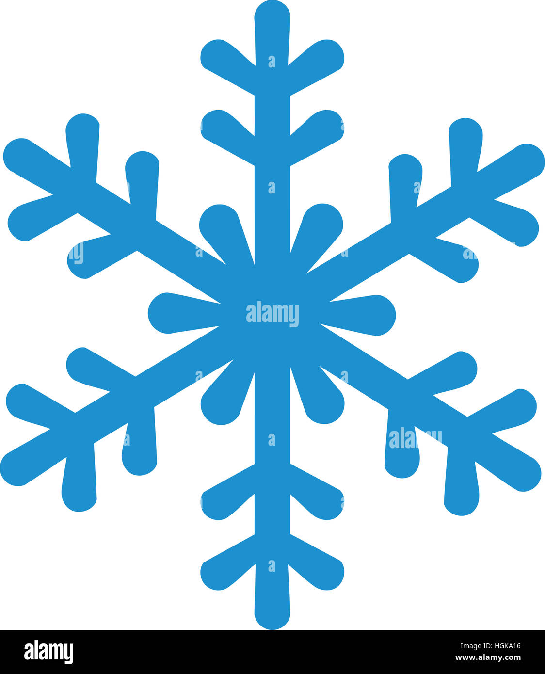 Blue snowflake hi-res stock photography and images - Alamy