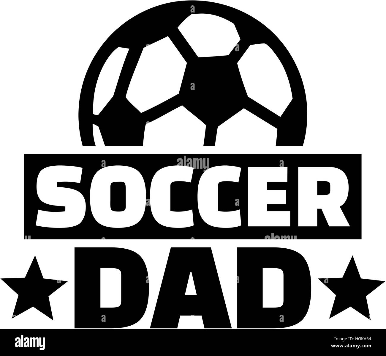 Soccer Dad with ball Stock Photo - Alamy