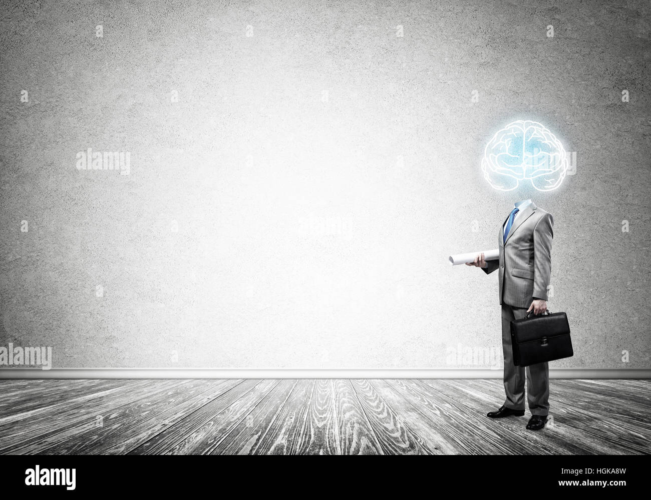 Man of great mind Stock Photo - Alamy