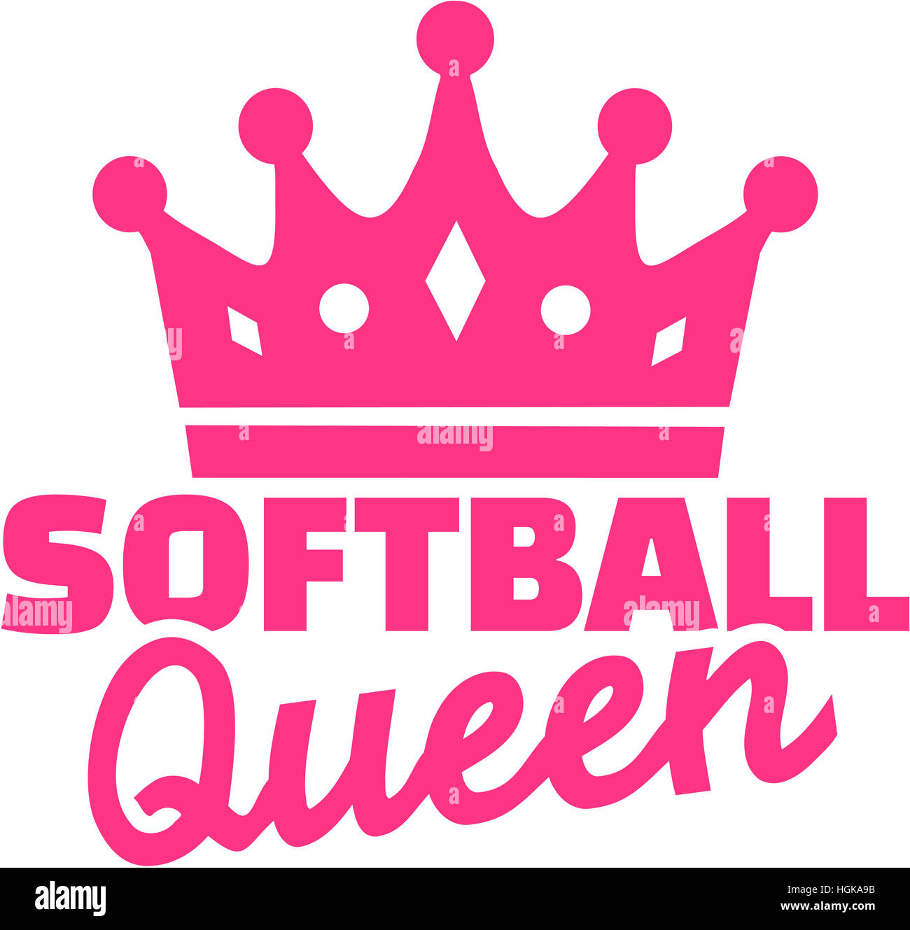 Softball crown hi-res stock photography and images - Alamy