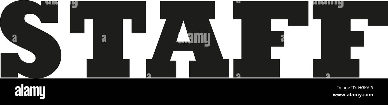 Staff word fat Stock Photo - Alamy