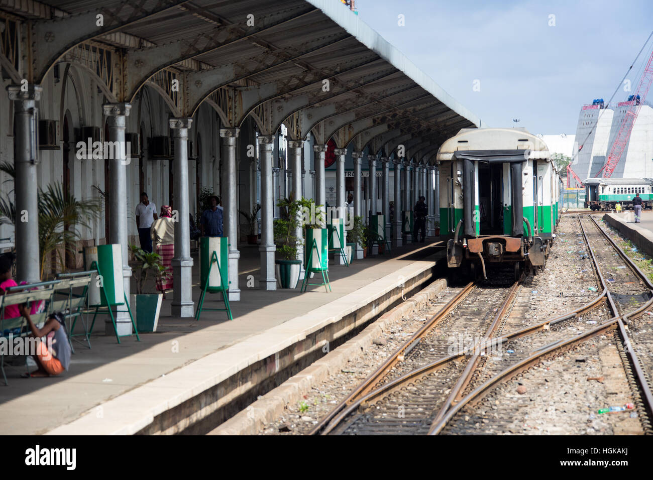 Railway station, Maputo, Mozambique Stock Photo - Alamy