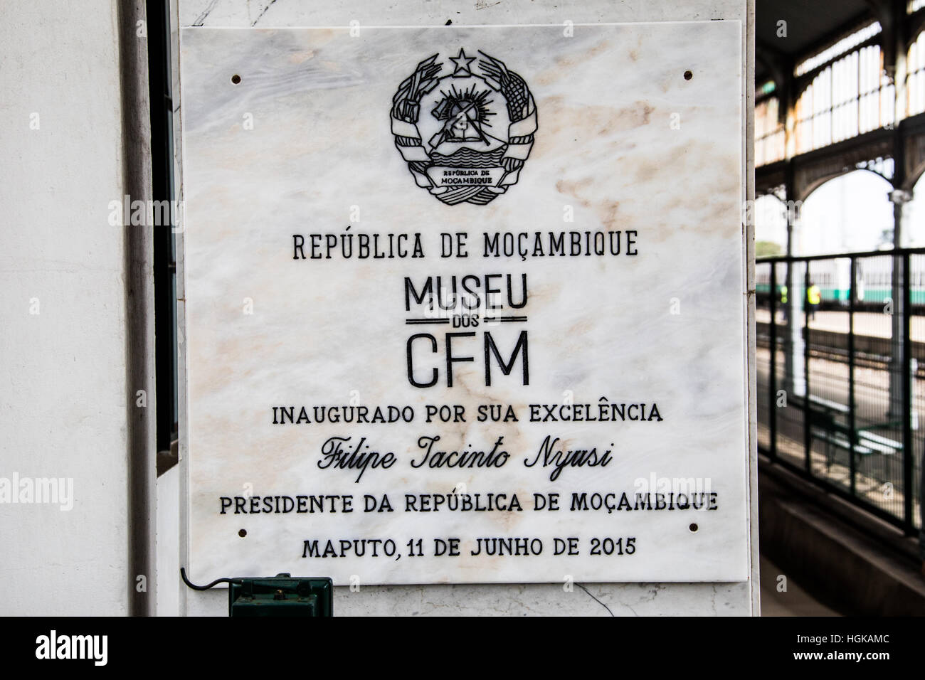 CFM Railway Museum, Railway station, Maputo, Mozambique Stock Photo - Alamy