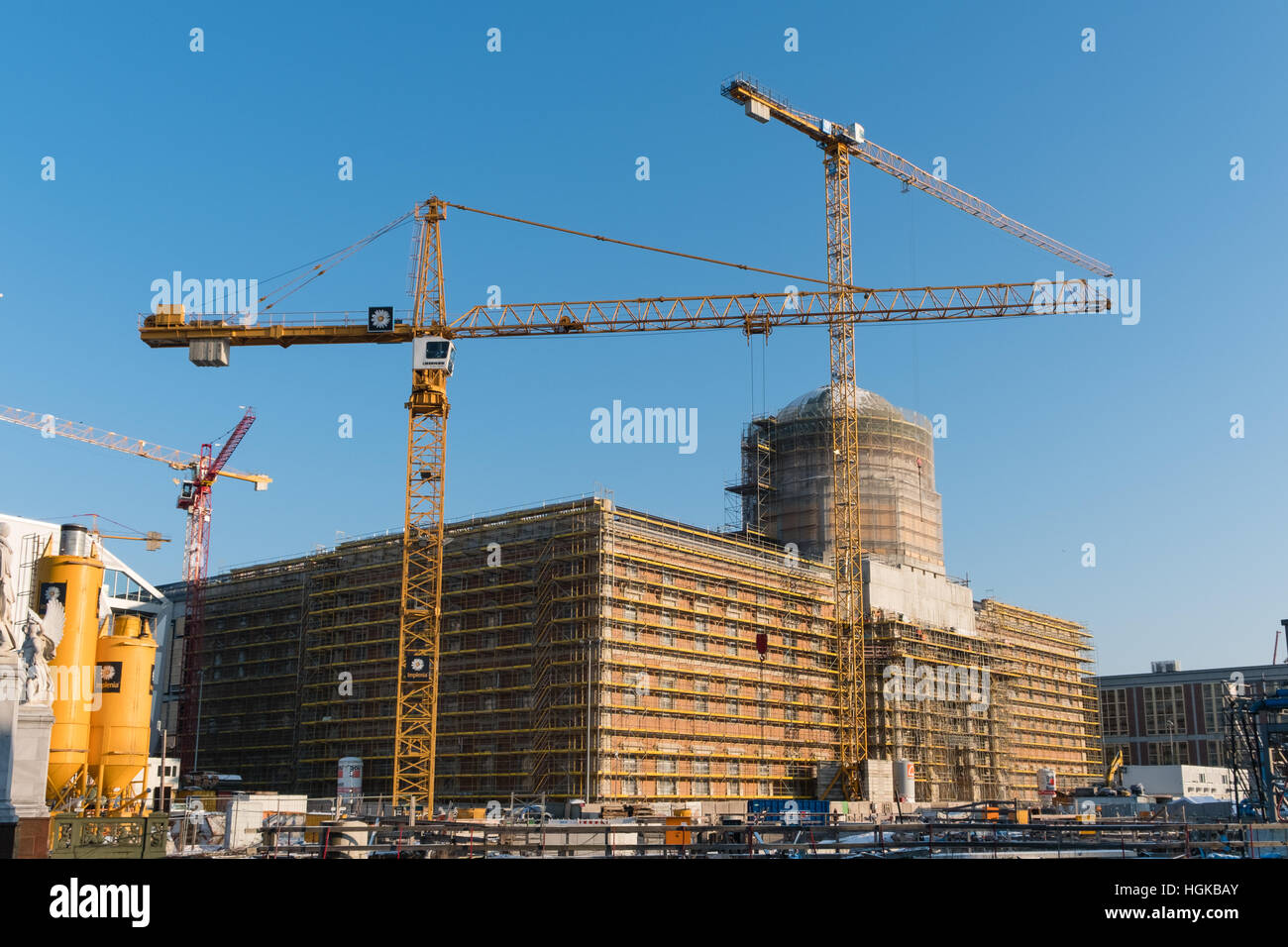 The reconstruction of the Berlin City Palace (Stadtschloss / Humboldt ...
