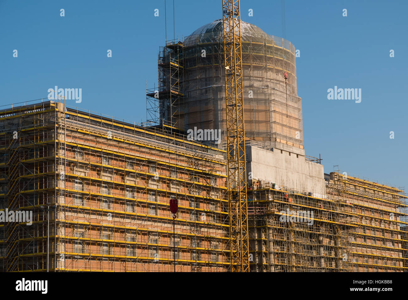 The reconstruction of the Berlin City Palace (Stadtschloss / Humboldt ...