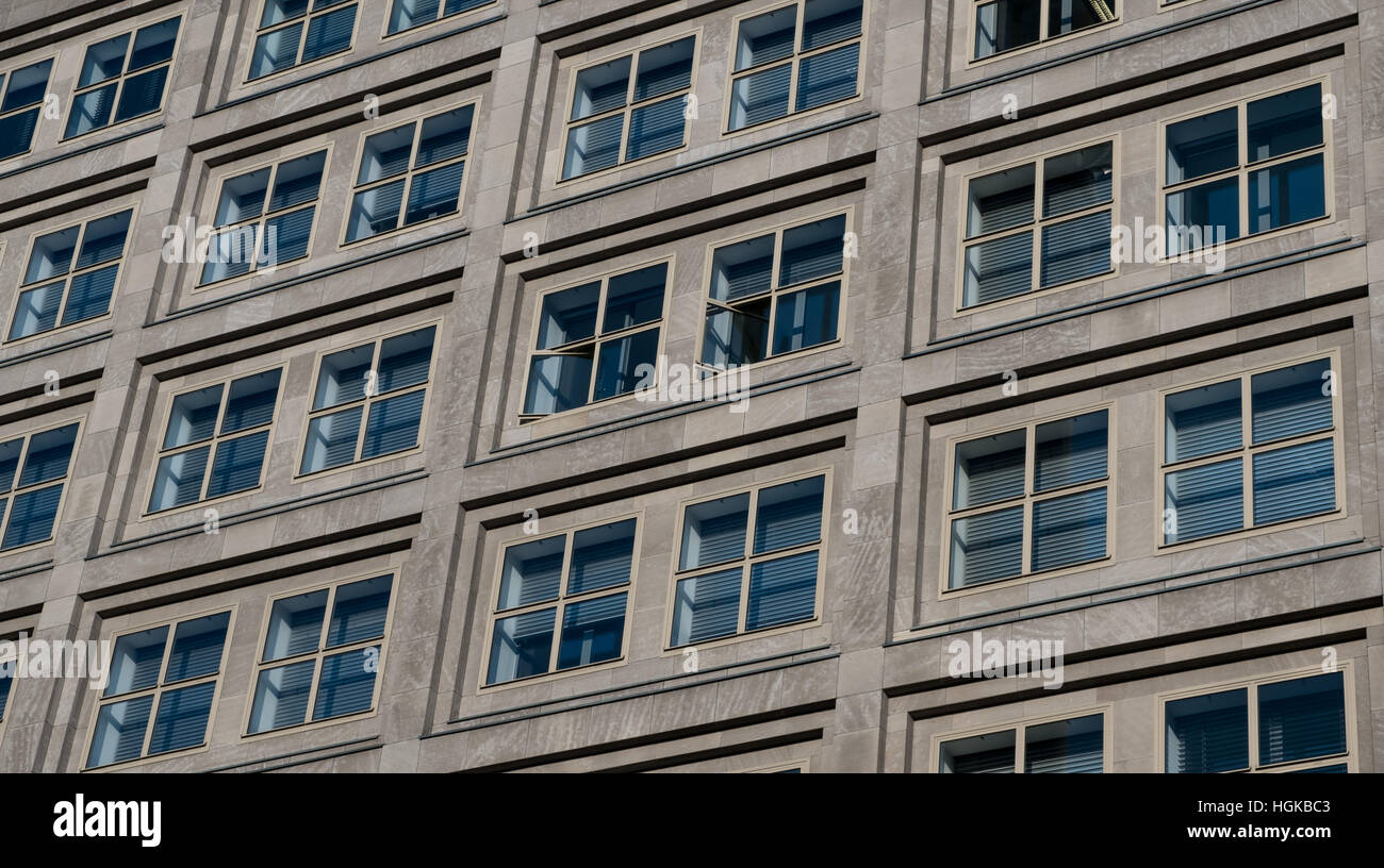 windows on building facade - house exterior Stock Photo - Alamy