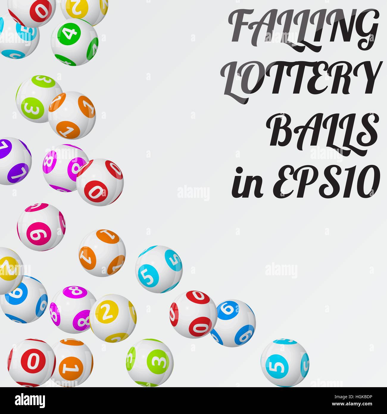 vector illustration of lottery balls Stock Vector Image & Art - Alamy