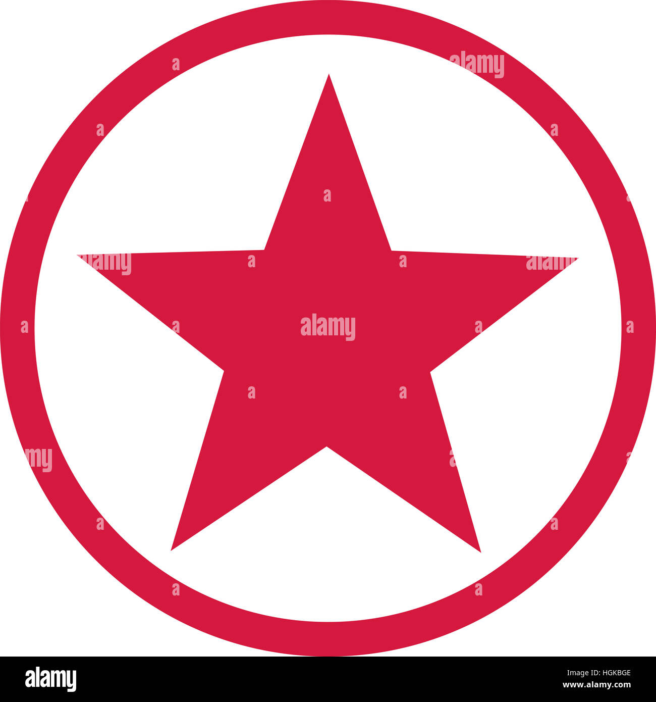 Circle with star hi-res stock photography and images - Alamy