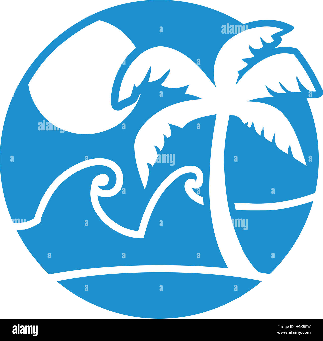 Palm icon hi-res stock photography and images - Alamy