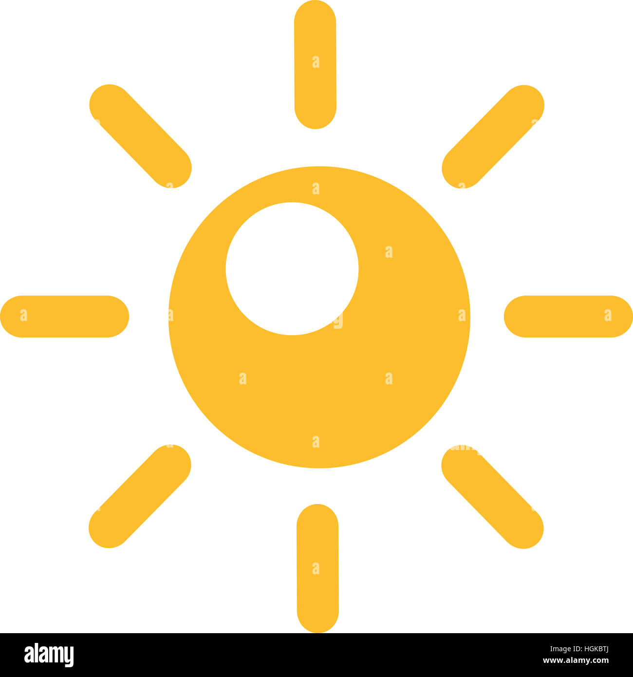 Sun pictogram hi-res stock photography and images - Alamy