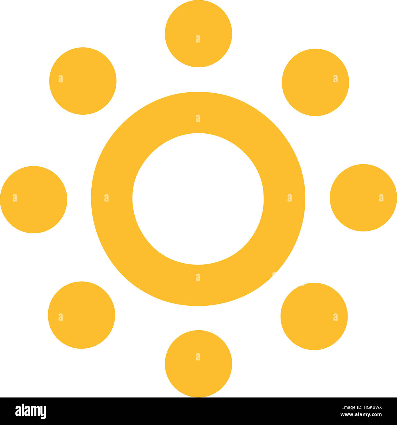 Circles icon hi-res stock photography and images - Alamy