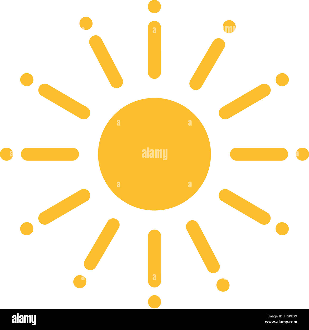 Sun with huge sunrays Stock Photo - Alamy