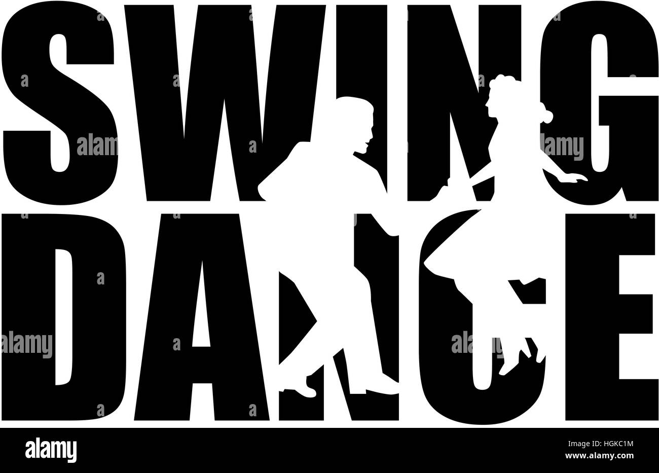 Dance swing Black and White Stock Photos & Images - Alamy