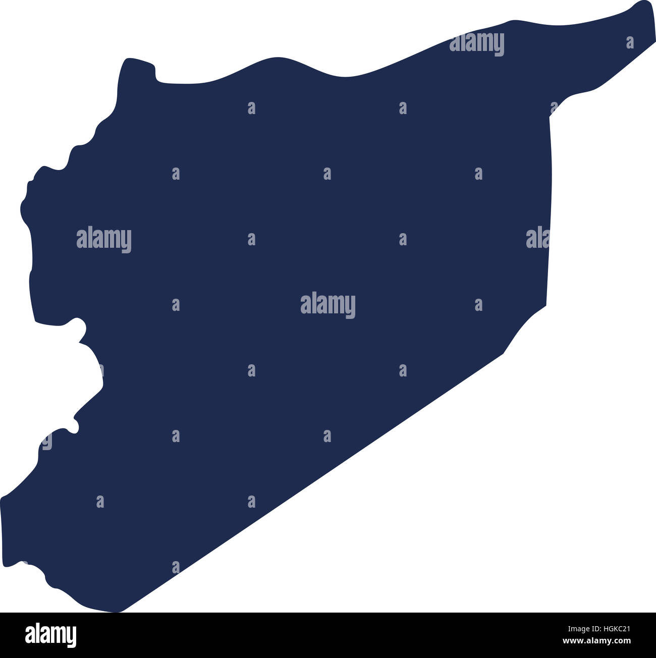 Syria map hi-res stock photography and images - Alamy