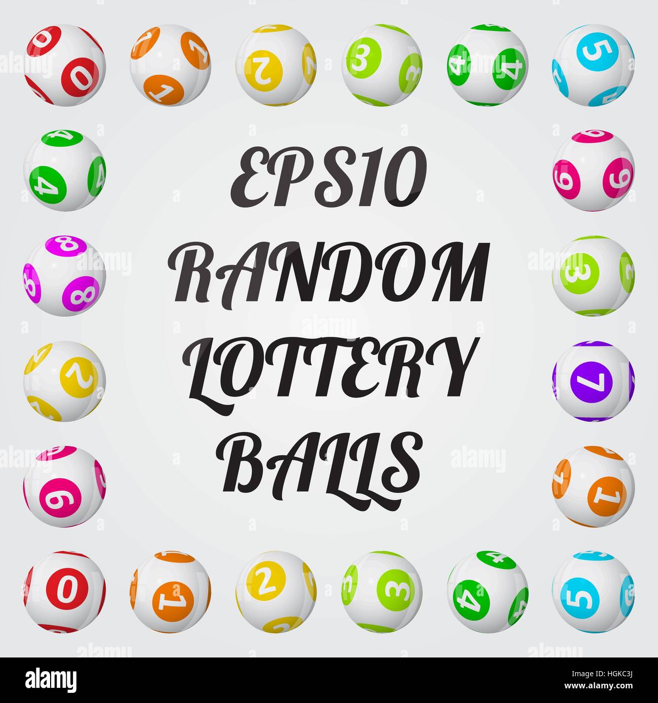 Lottery numbers Stock Vector Images - Alamy