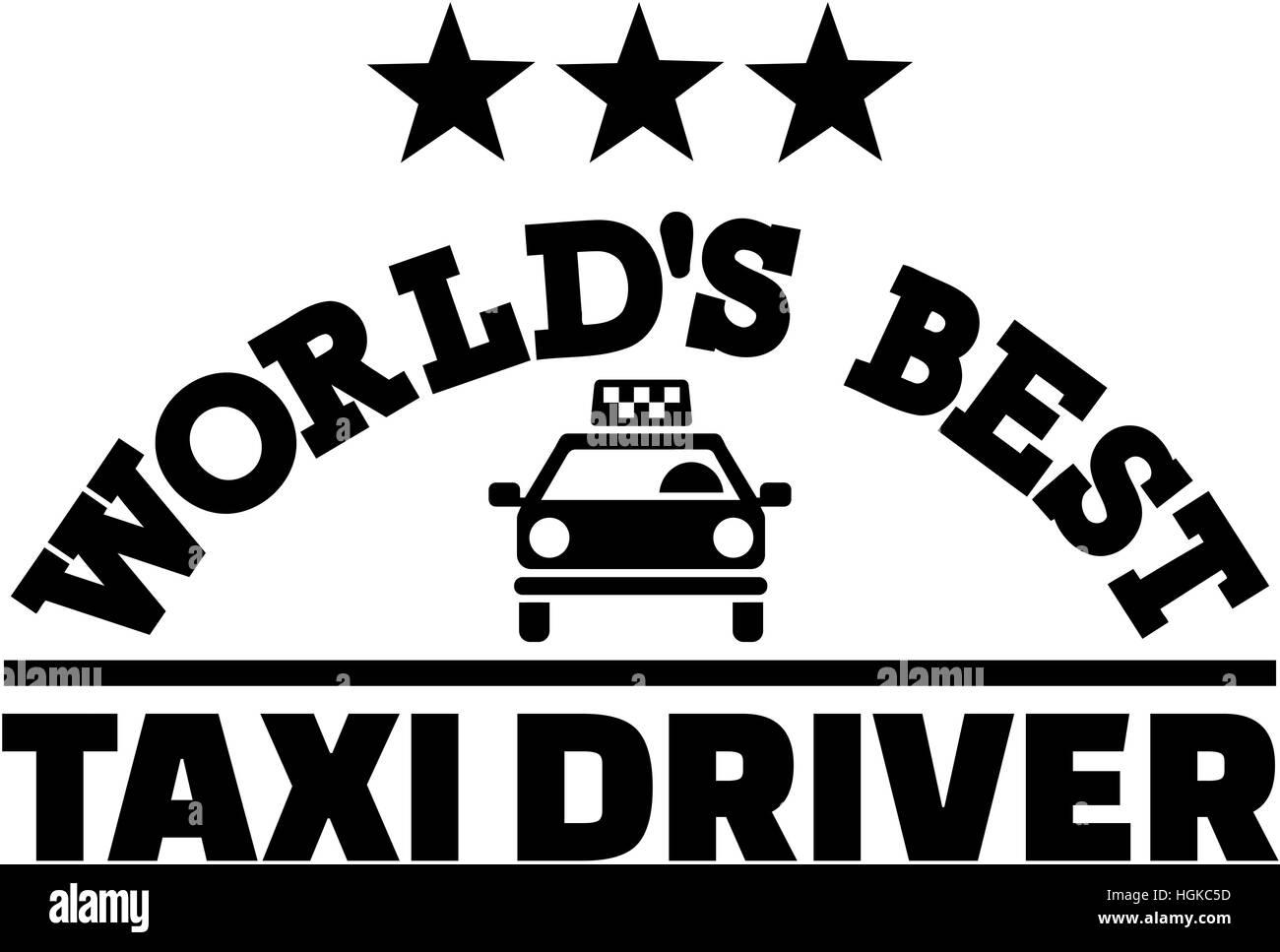 World's best Taxi driver Stock Photo - Alamy