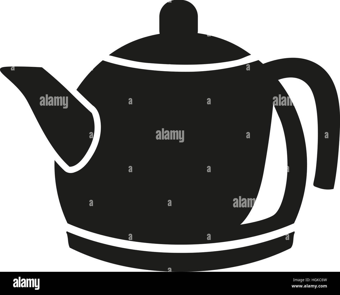 Modern Teapot Silhouette